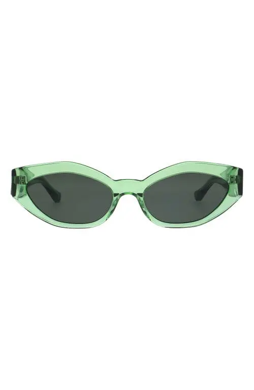 FLORENCE BY MILLS 54mm Cat-eye Sunglasses - Crystal Green