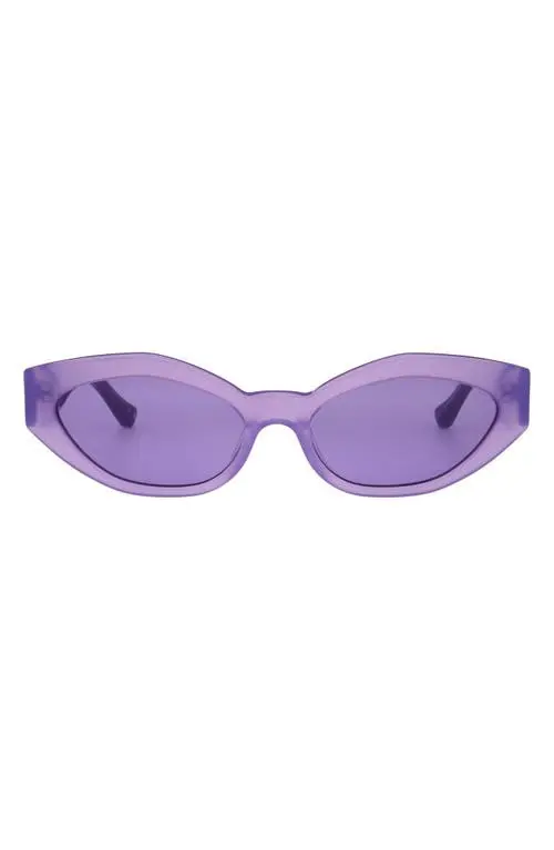 FLORENCE BY MILLS 54mm Cat-eye Sunglasses - Pearlised Purple