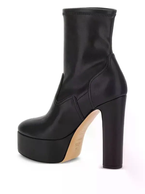 Casadei Patty Platform Ankle Boots