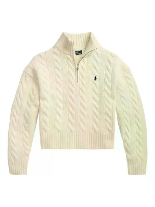 Polo Ralph Lauren Cable-knit Half-zip Sweater