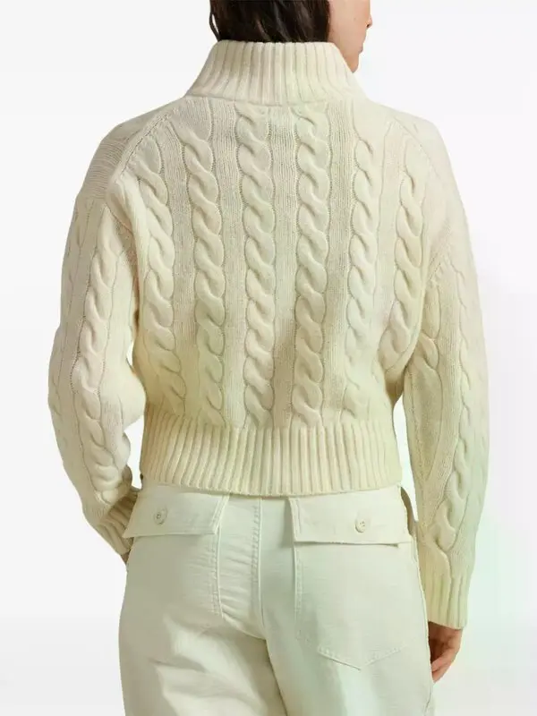 Polo Ralph Lauren Cable-knit Half-zip Sweater