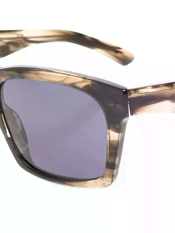 Balenciaga Rectangle-framed Sunglasses - Grey