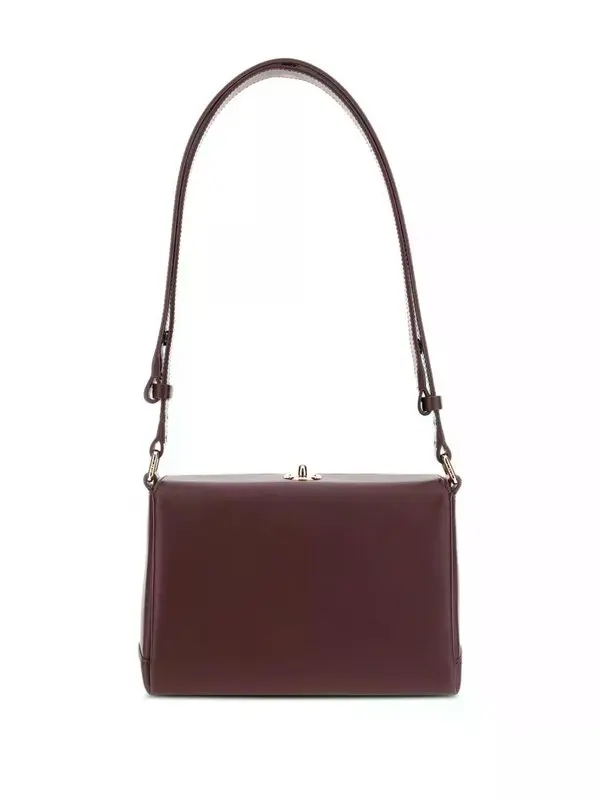 Plan C Leather Shoulder Bag - Red