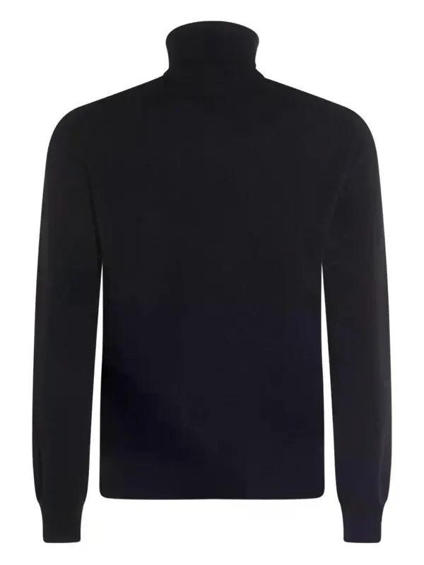 Malo Roll Neck Sweater - Blue