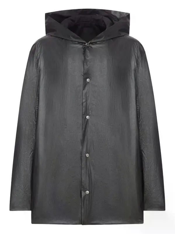 Rick Owens Hooded Button-fastening Jacket