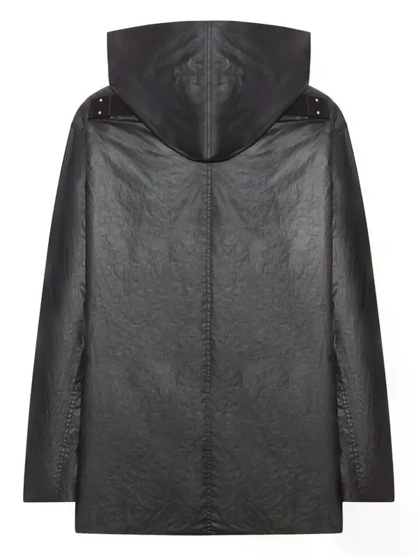 Rick Owens Hooded Button-fastening Jacket