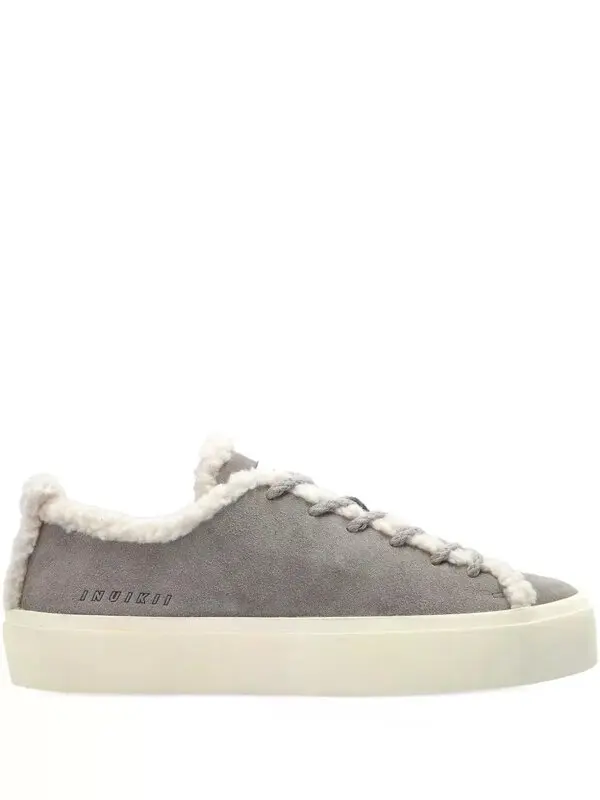 Inuikii Suede Sneakers With Shearling Trim