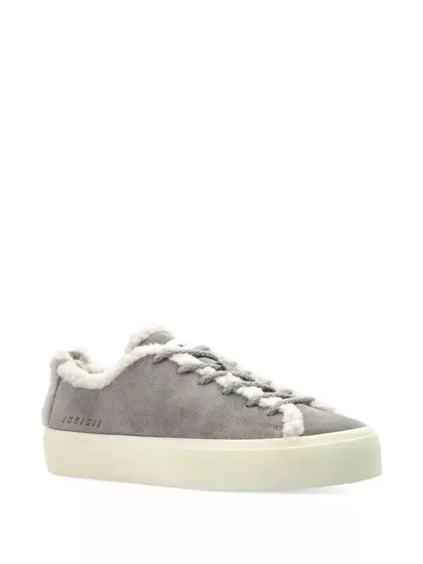 Inuikii Suede Sneakers With Shearling Trim