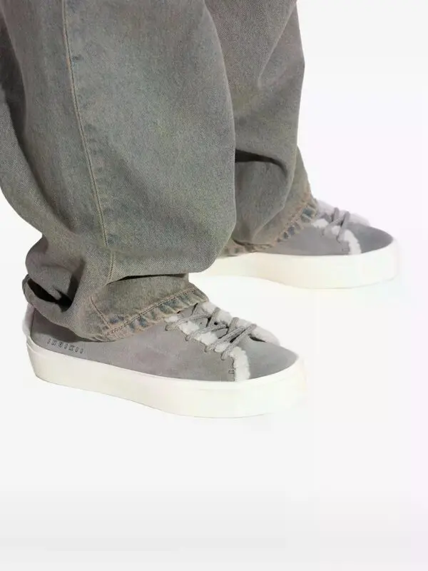 Inuikii Suede Sneakers With Shearling Trim