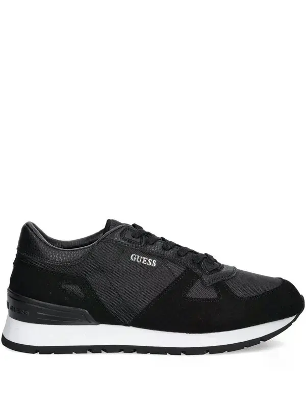 Guess Lace-up Panelled Trainers