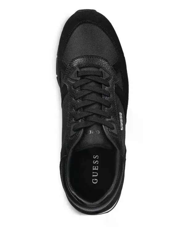 Guess Lace-up Panelled Trainers