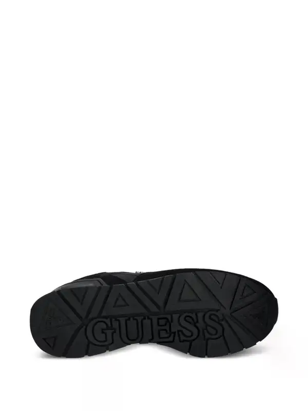 Guess Lace-up Panelled Trainers