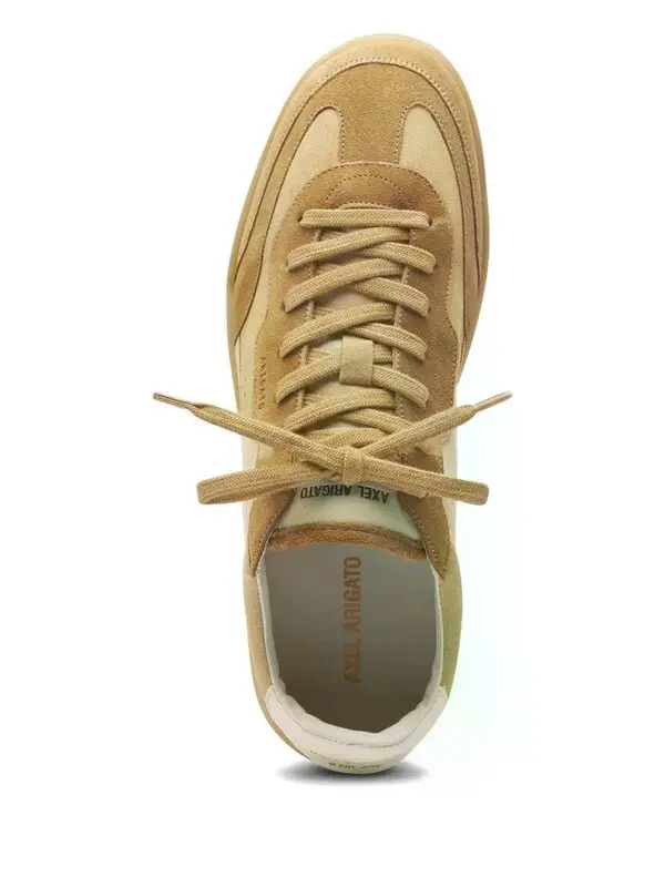 Axel Arigato Dice T-toe Suede And Leather Sneakers - Neutrals
