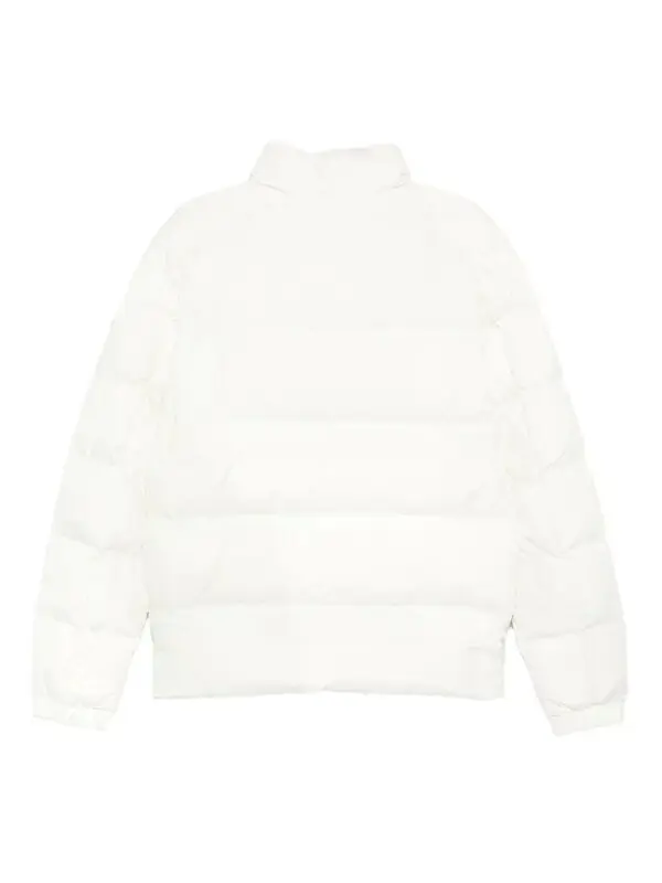 Moncler Quilted Jacket With Stripe Detail