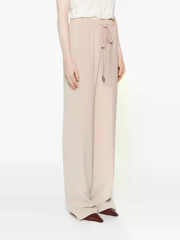 Ermanno Scervino Drawstring Wide-leg Trousers - Neutrals