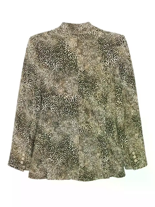 Elie Saab Animalier-print Blazer