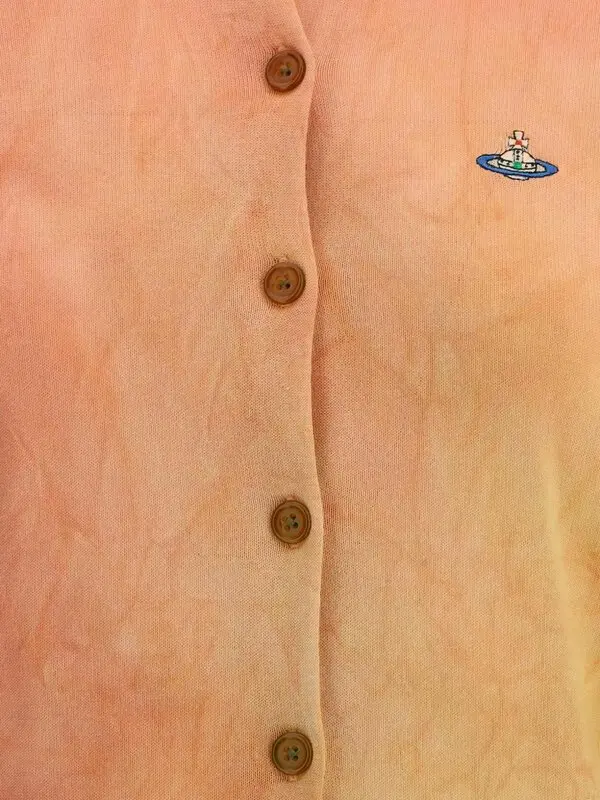VIVIENNE WESTWOOD Orb-embellished Cardigan - Orange