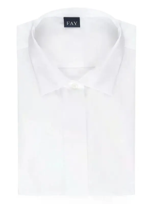 FAY Hidden-button Shirt - White