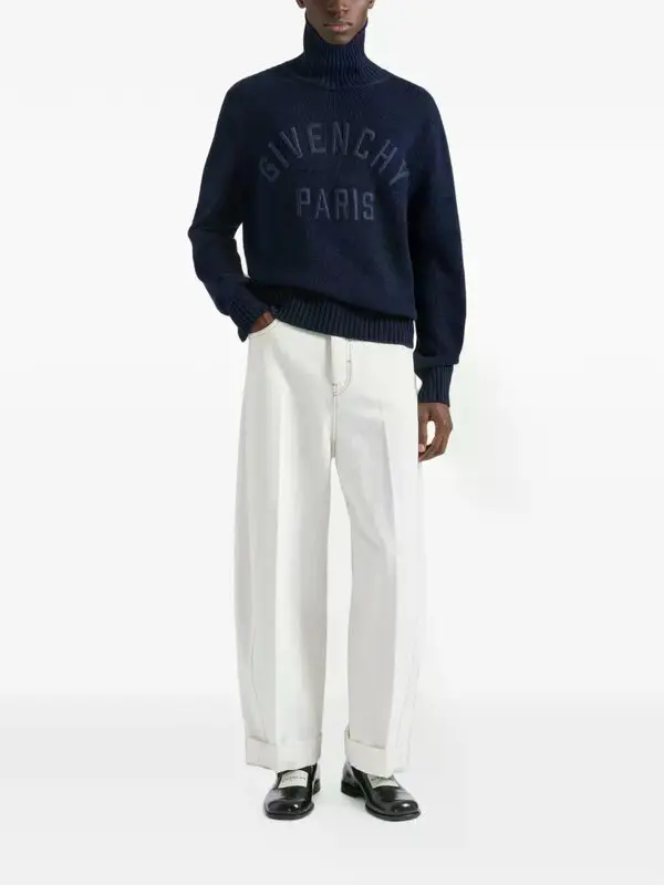 Givenchy Logo Turtleneck Sweater