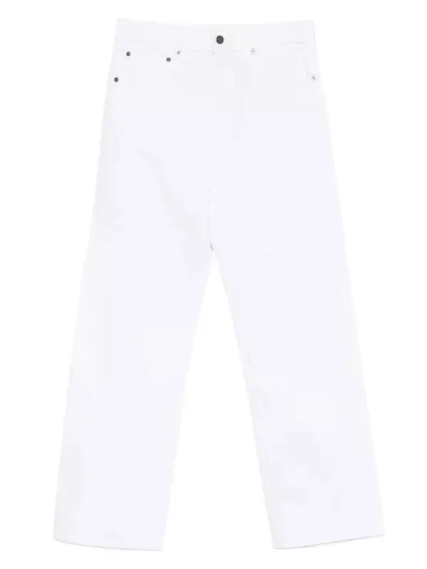 Khaite Button-fly Jeans - White