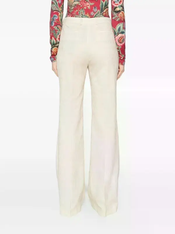 Etro Flared Wool Trousers