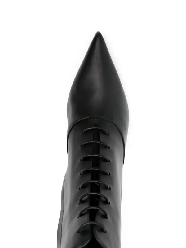 GIANVITO ROSSI 55mm Morganne Lace-up Boots
