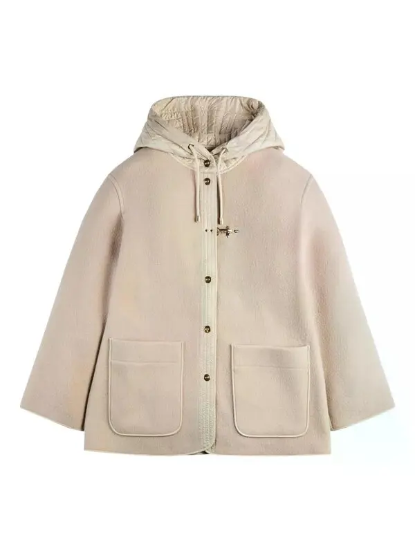FAY Hooded Toggle-detail Jacket
