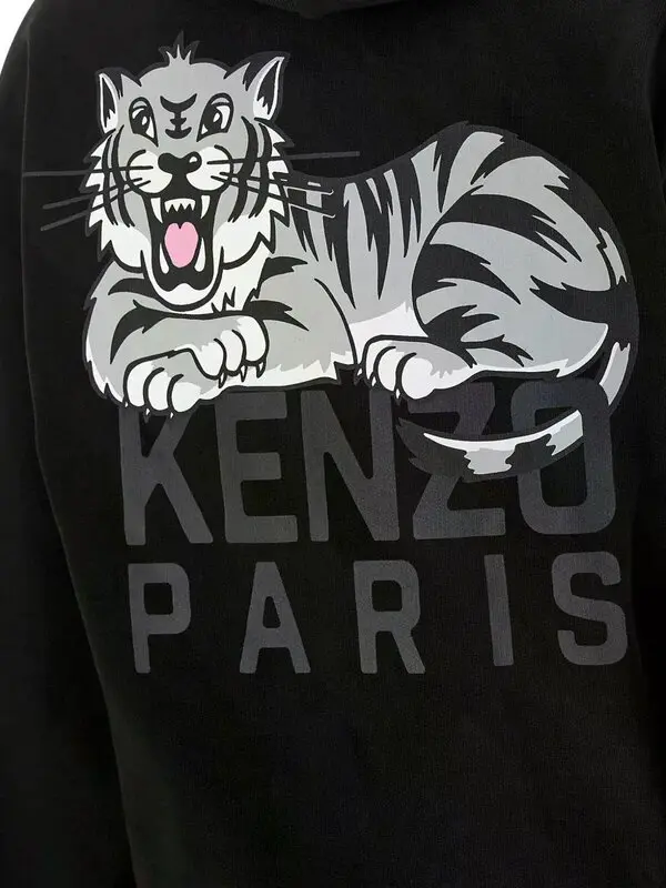 Kenzo Happy Tiger Zip-up Hoodie