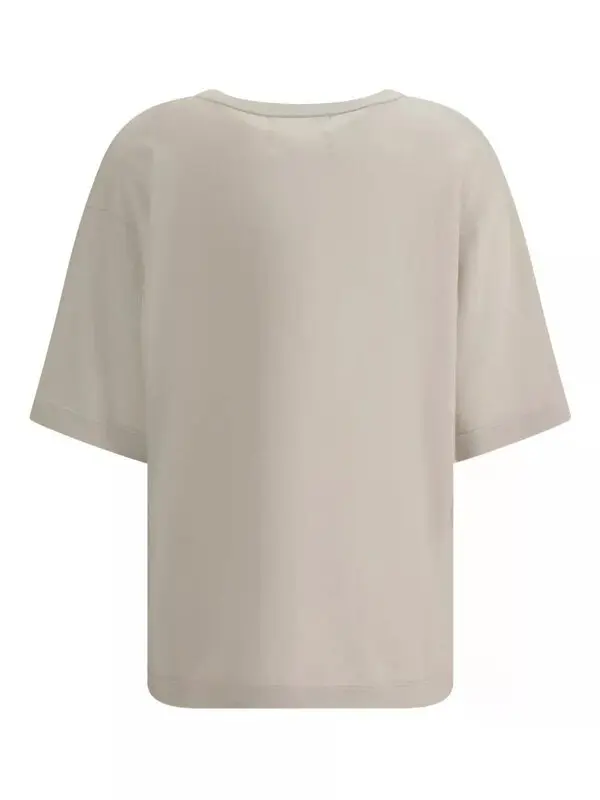 Extreme Cashmere V-neck Half-sleeve Top