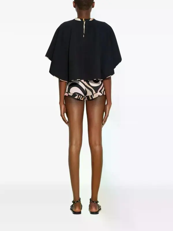 Emilio Pucci Printed-trim Top