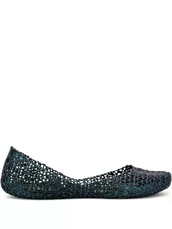 Melissa Campana X Campana Papel Flats - Black