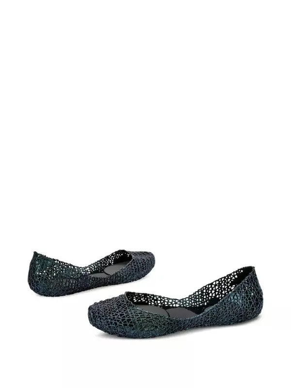 Melissa Campana X Campana Papel Flats - Black