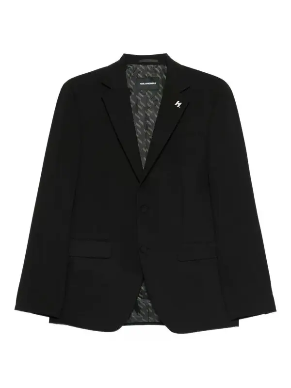 Karl Lagerfeld Logo-plaque Blazer