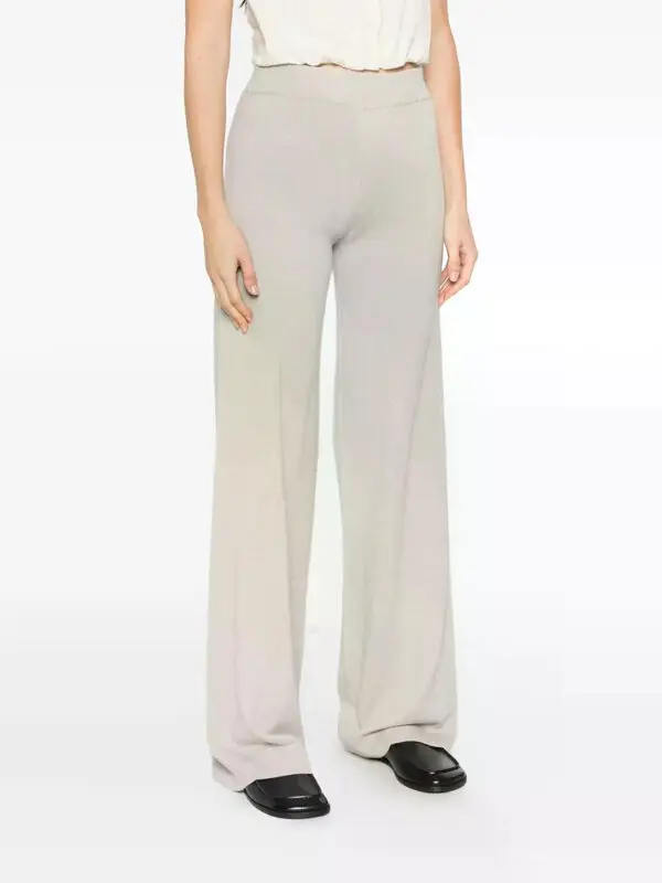 ALLUDE Elasticated Wool-blend Trousers