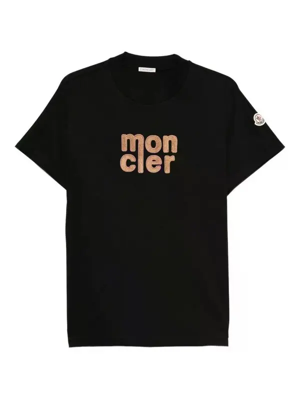 Moncler Logo-embroidered T-shirt