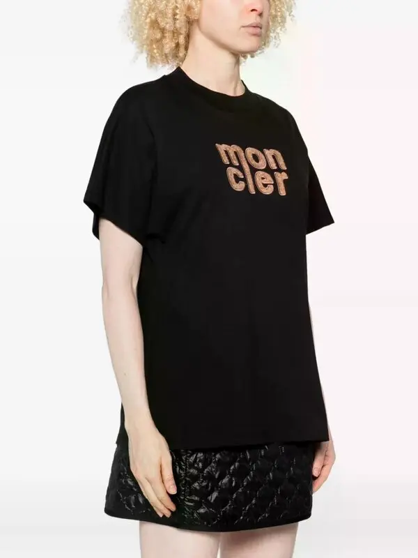 Moncler Logo-embroidered T-shirt