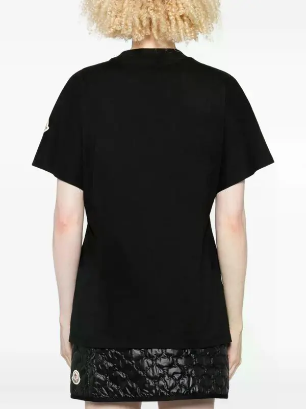 Moncler Logo-embroidered T-shirt