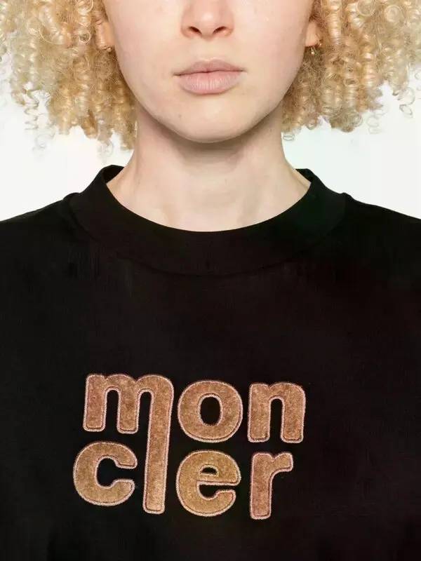 Moncler Logo-embroidered T-shirt