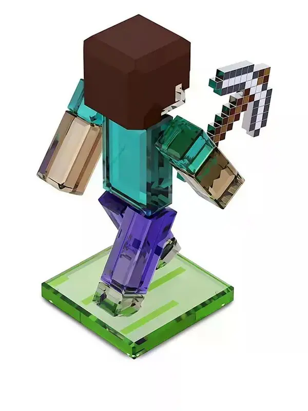 SWAROVSKI X Minecraft Steve Crystal Figure