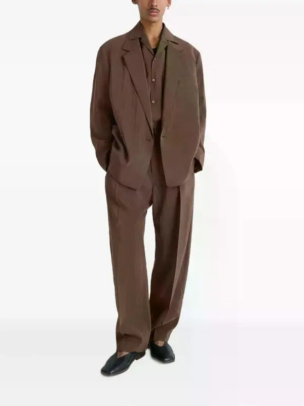LEMAIRE Pleated Belted Trousers