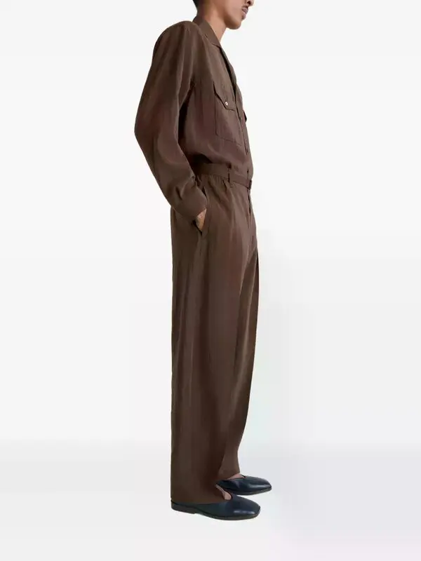 LEMAIRE Pleated Belted Trousers