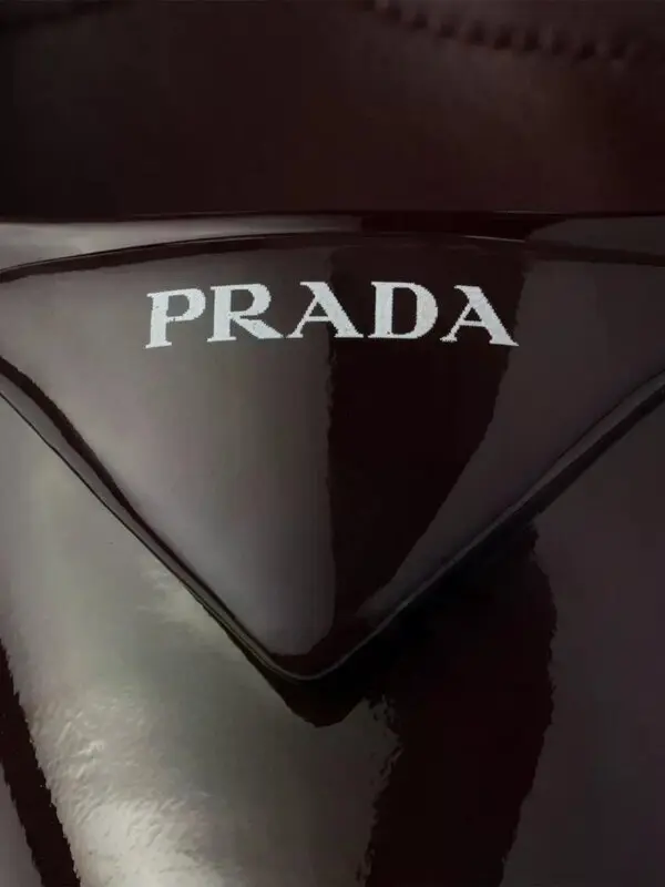 Prada 75mm Pointed Toe Slingback Pumps