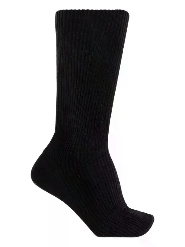 Dsquared2 Ribbed Cotton Socks - Black