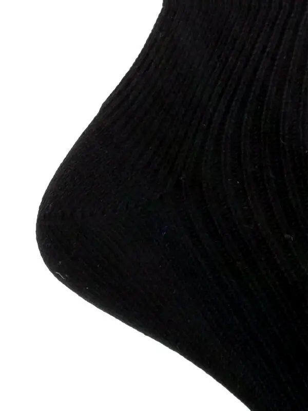 Dsquared2 Ribbed Cotton Socks - Black
