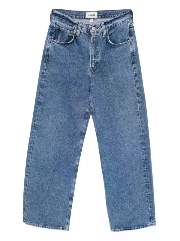 AGOLDE Low Curve Straight Leg Jeans - Blue