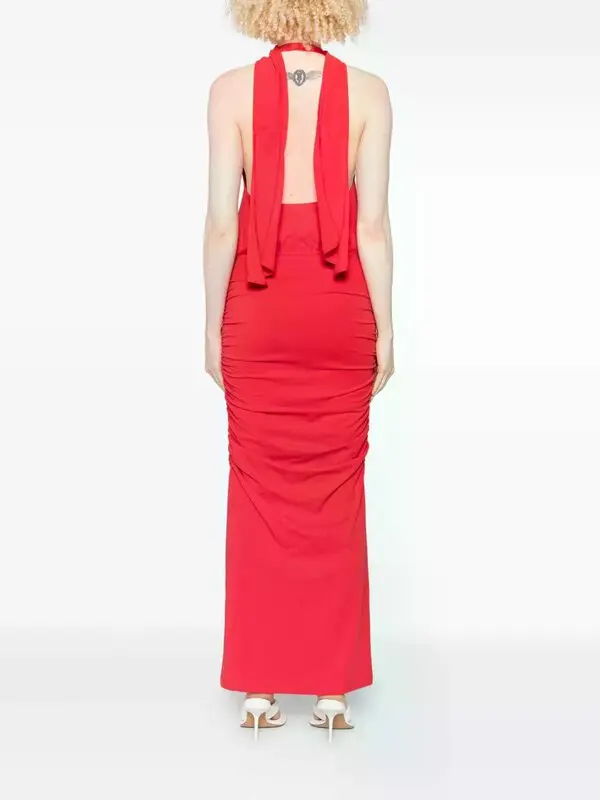 ROWEN ROSE V-neck Maxi Dress