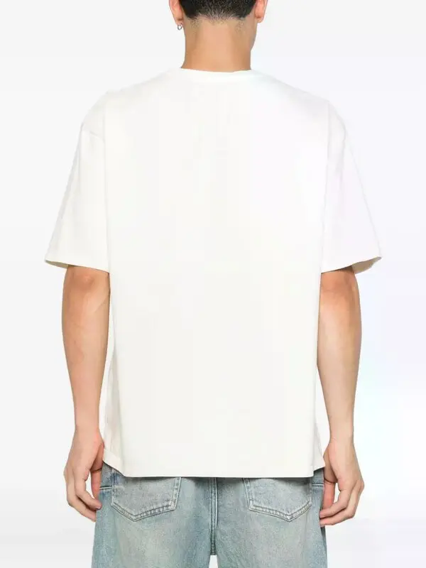 Rhude Graphic-print Logo-detail T-shirt - Neutrals