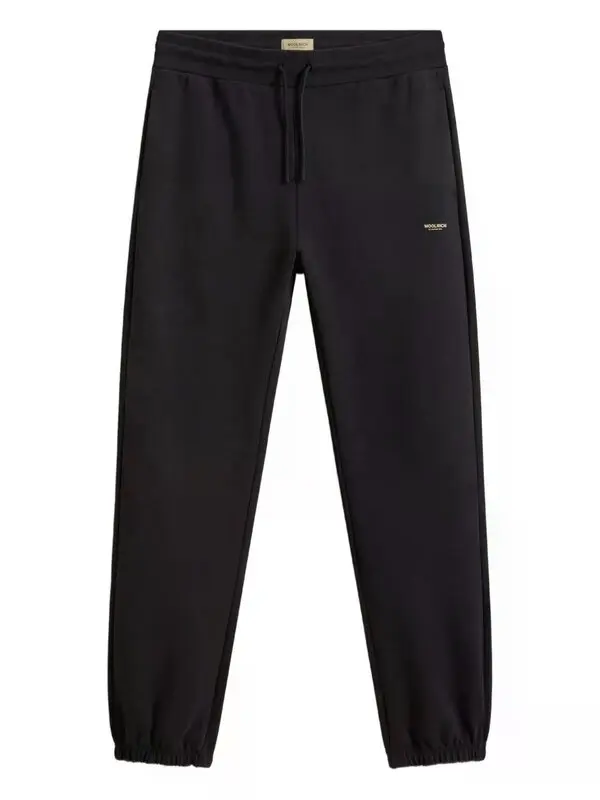 Woolrich Logo Drawstring Sweatpants - Black