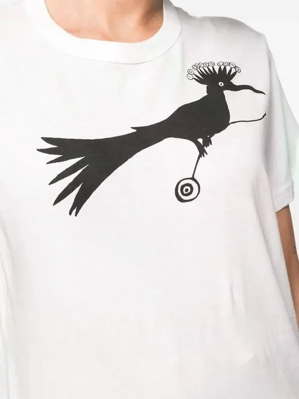 10 CORSO COMO Bird-print Cotton T-shirt