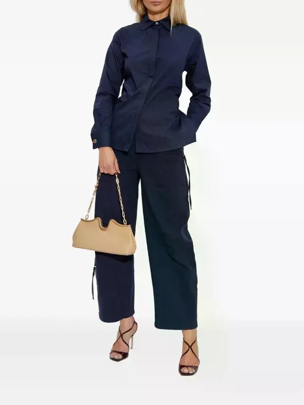 Cult Gaia Open-back Shirt - Blue